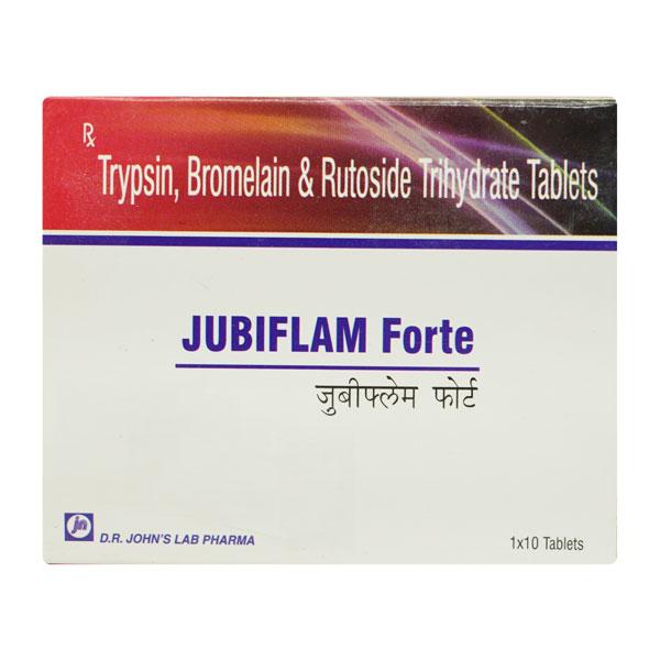 Jubiflam Forte Tablet 10'S Price, Uses, Side effects, Substitutes | Netmeds