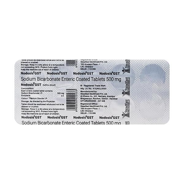 Nodosis Gst 500mg Tablet 10'S Price, Uses, Side effects, Substitutes ...