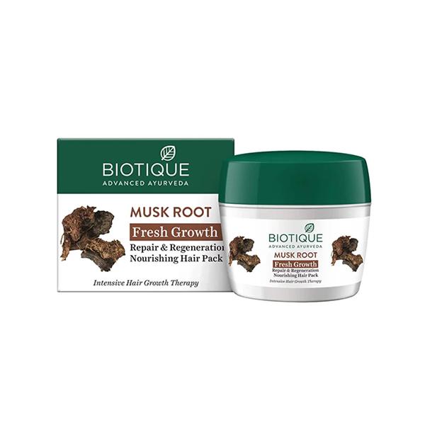 Buy Biotique Bio Musk Root Fresh Growth Nourishing Treatment Pack 230 ...
