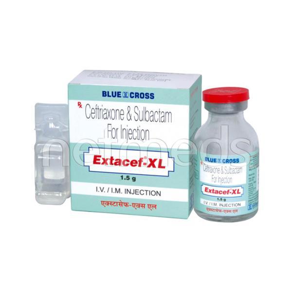 Extacef XL 1.5gm Injection 1's : Price, Uses, Side Effects | Netmeds