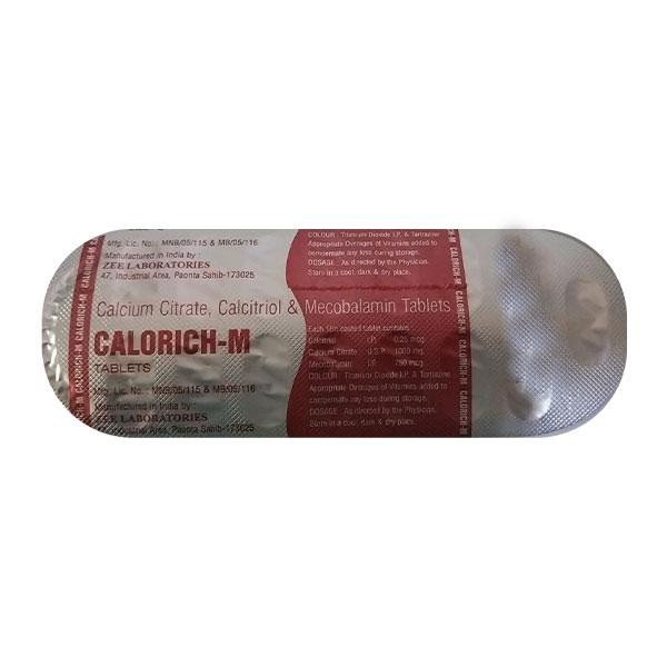 CALORICH M (ZEE LABS) Tablet 15's Price, Uses, Side effects ...