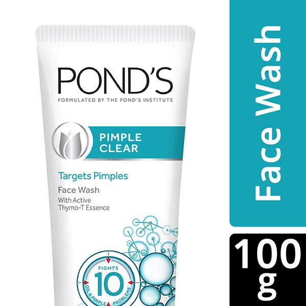 Buy Pond'S Pimple Clear Removal With Active Thymo-T Essence Facewash ...
