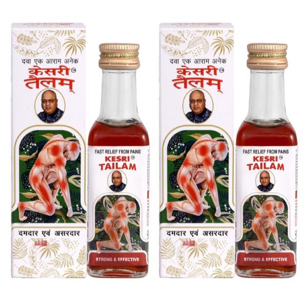 Kesri Tailam (Pack of 2 x 100 ml) 1's Online at Best Price - Pain ...