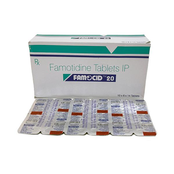 Famocid 20mg Tablet 14'S Price, Uses, Side effects, Substitutes | Netmeds
