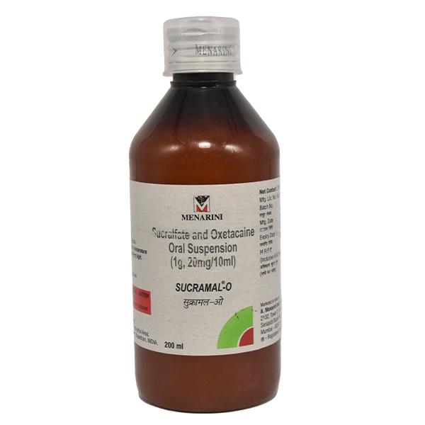 Sucramal O Suspension 200ml Price, Uses, Side effects, Substitutes ...