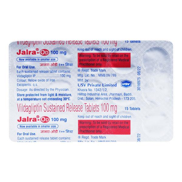 JALRA OD 100mg Tablet 15's : Price, Uses, Side Effects | Netmeds