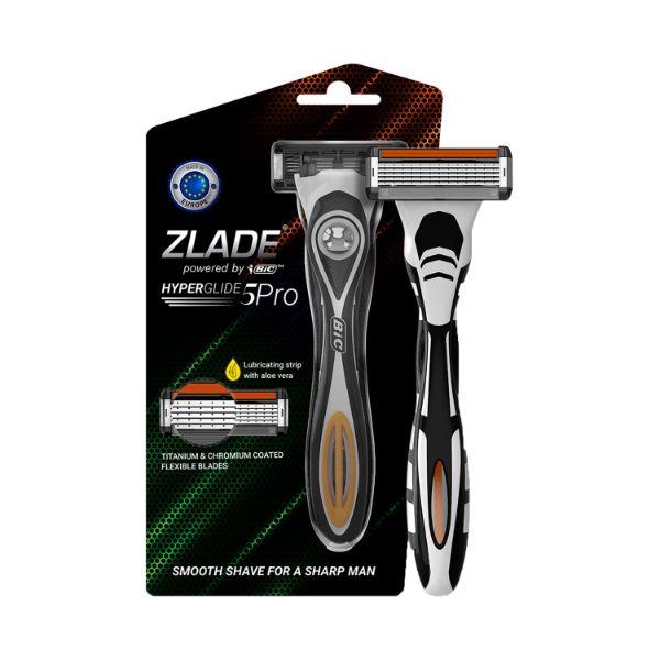 Buy Zlade Hyperglide5 Pro Shaving Razor For Men - Sports Edition 51 gm ...