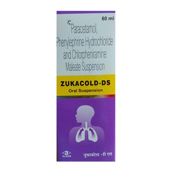 ZUKACOLD DS Oral Suspension 60ml : Price, Uses, Side Effects | Netmeds