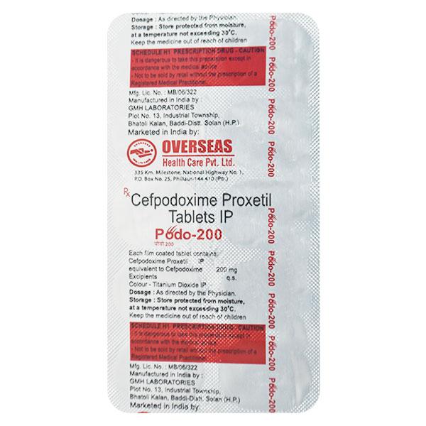 PODO 200 Tablet 10's : Price, Uses, Side Effects | Netmeds