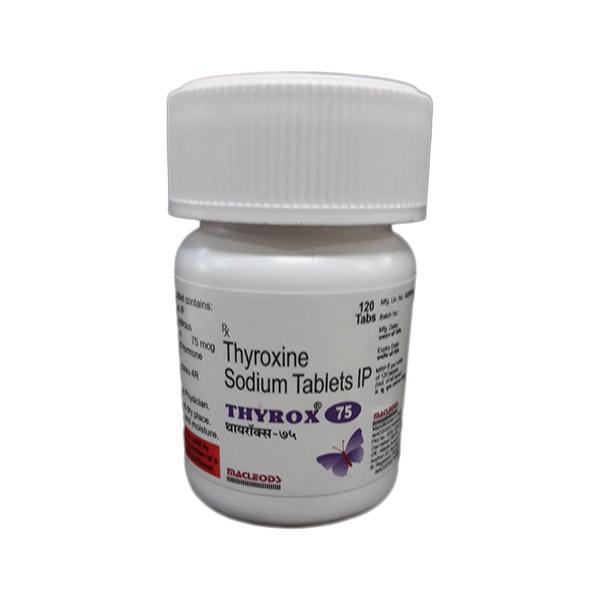 THYROX 75 Tablet 120's Price, Uses, Side effects, Substitutes | Netmeds