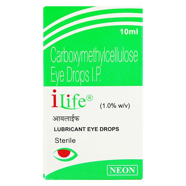 Ilife Lubricant 1.0% Eye Drops 10ml : Price, Uses, Side Effects | Netmeds