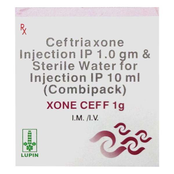 XONE CEFF (COMBIPACK) 1gm Injection 10ml : Price, Uses, Side Effects ...