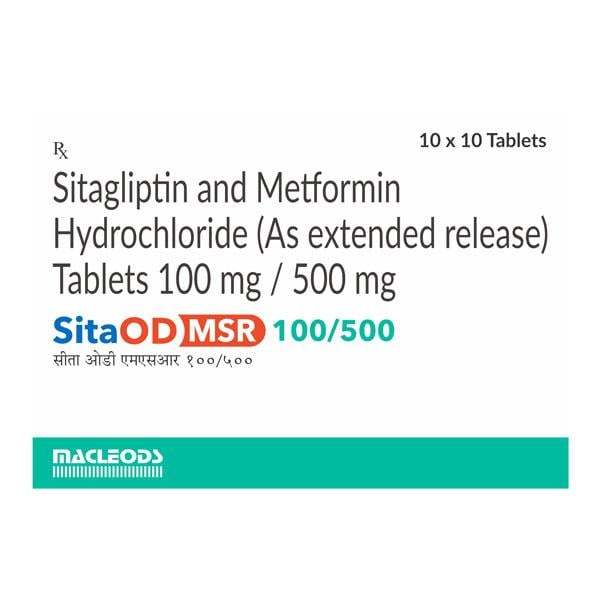 Buy SITA OD MSR 100/500 Tablet 10's Online at Upto 25% OFF | Netmeds