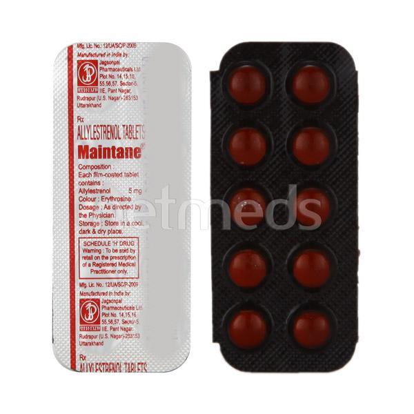 Maintane Tablet 10'S Price, Uses, Side effects, Substitutes | Netmeds