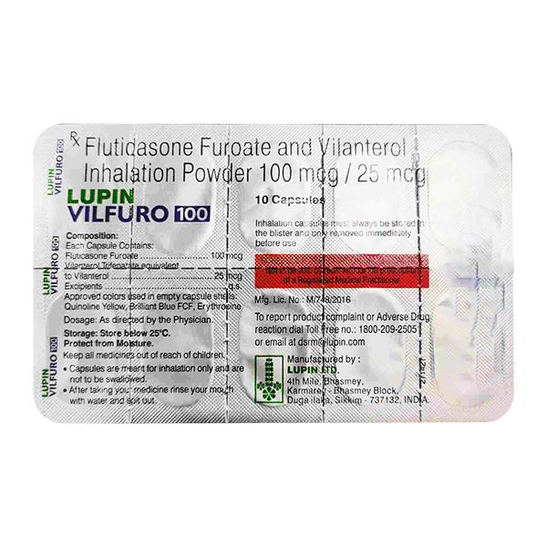 LUPIN VILFURO 100 Capsule 10's : Price, Uses, Side Effects | Netmeds