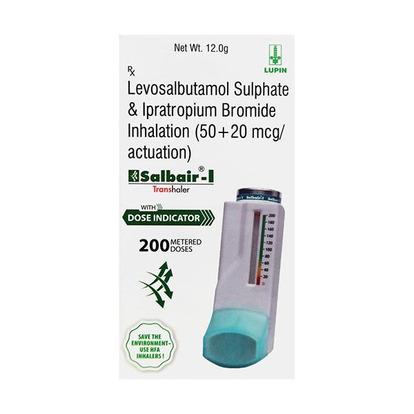 Buy SALBAIR I WITH DOSE INDICATOR Transhaler 200md Online | Netmeds