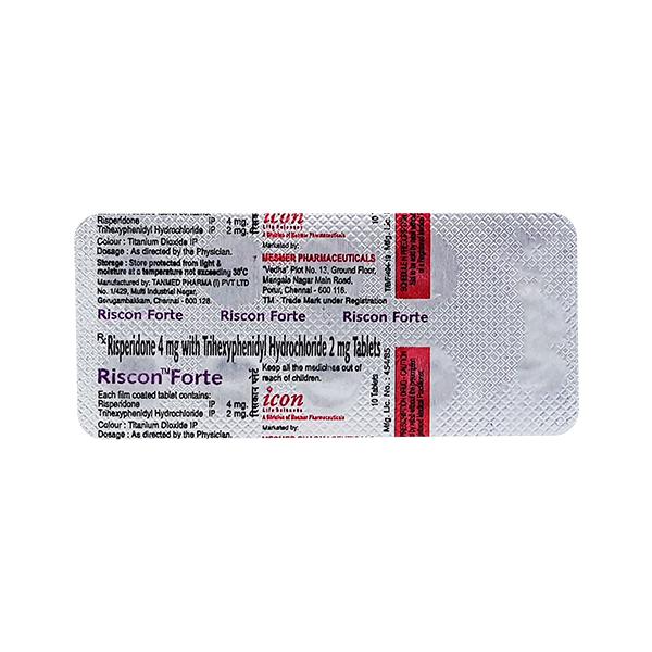 Riscon Forte Tablet 10'S : Uses, Side Effects, Price | Netmeds