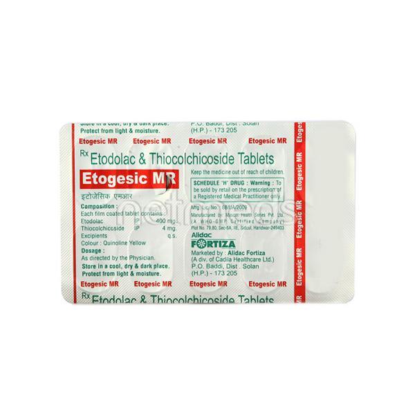 Etogesic MR 4mg Tablet 10'S Price, Uses, Side effects, Substitutes ...
