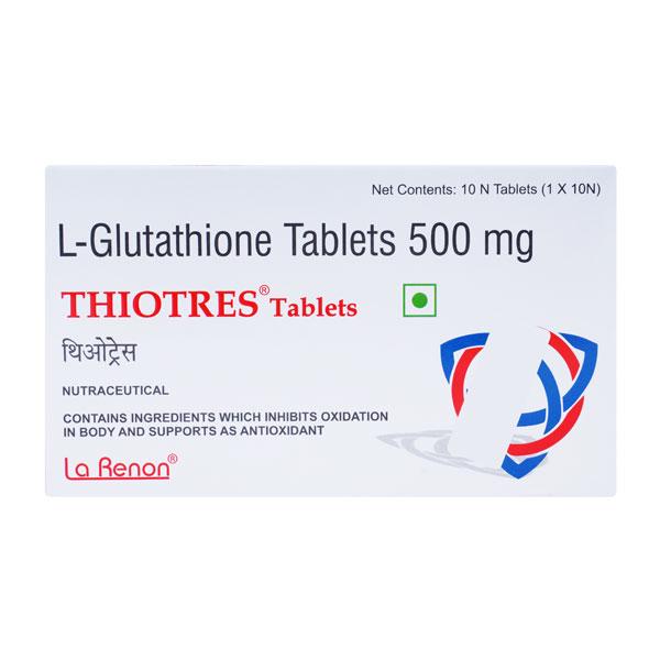 Thiotres 500mg Tablet 10'S : Price, Uses, Side Effects | Netmeds