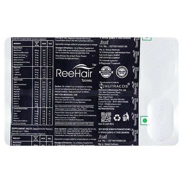 REEHAIR Tablet 10's Price, Uses, Side effects, Substitutes | Netmeds