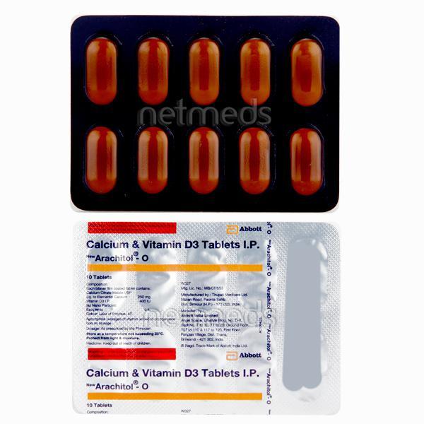 Arachitol O New Tablet 10'S : Uses, Side Effects, Price | Netmeds