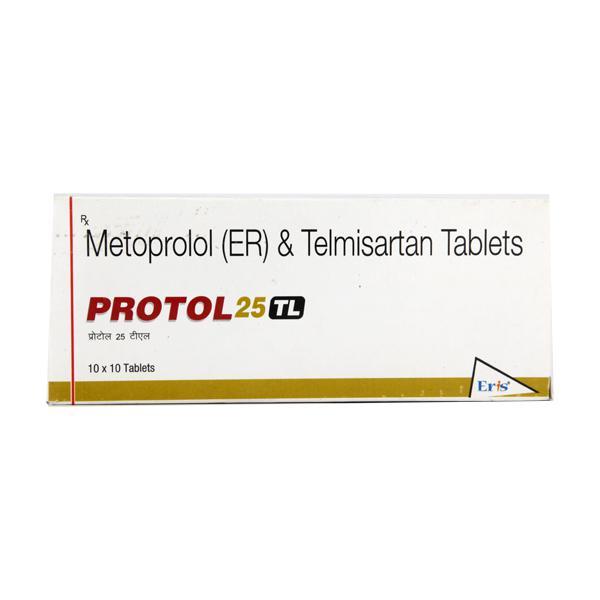 Buy Protol 25 TL Tablet 10'S Online at Upto 25% OFF | Netmeds