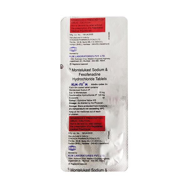 KLM FX M Tablet 10's Price, Uses, Side effects, Substitutes | Netmeds