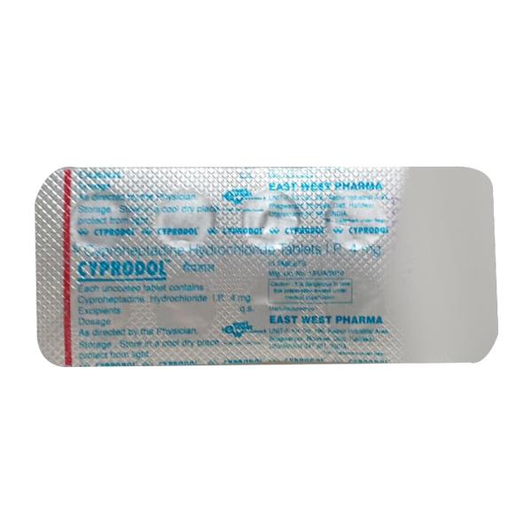 Buy Cyprodol 4mg Tablet 10'S Online at Upto 25% OFF | Netmeds