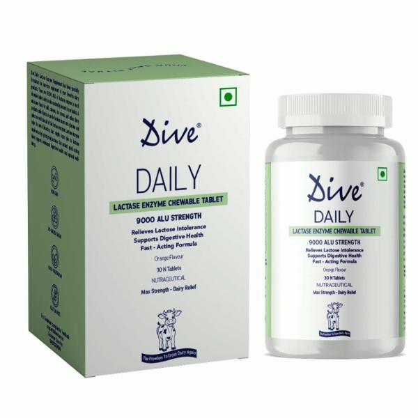 Dive Daily Lactase Enzyme Chewable Tablet 30's