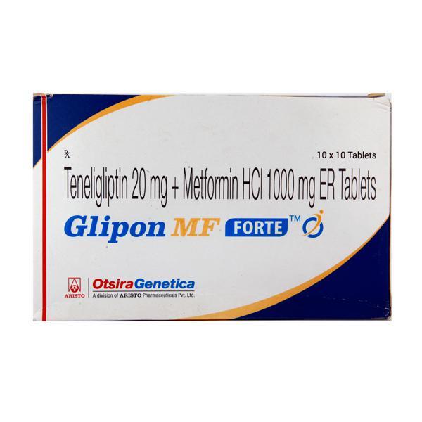 Glipon MF Forte Tablet 10'S : Price, Uses, Side Effects | Netmeds
