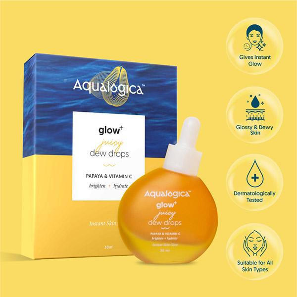 Buy Aqualogica Glow Plus Juicy Dew Drops 30 ml Online at Discounted ...