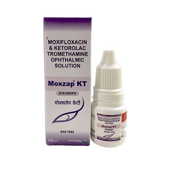 MOXZAP KT Eye Drops 5ml Price, Uses, Side effects, Substitutes | Netmeds