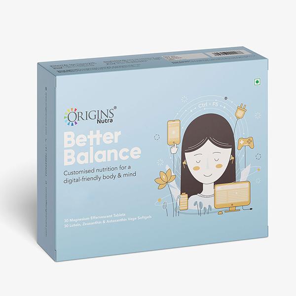 Buy Origins Nutra Better Balance Combo Pack - 30 Veg Softgel & 30 ...