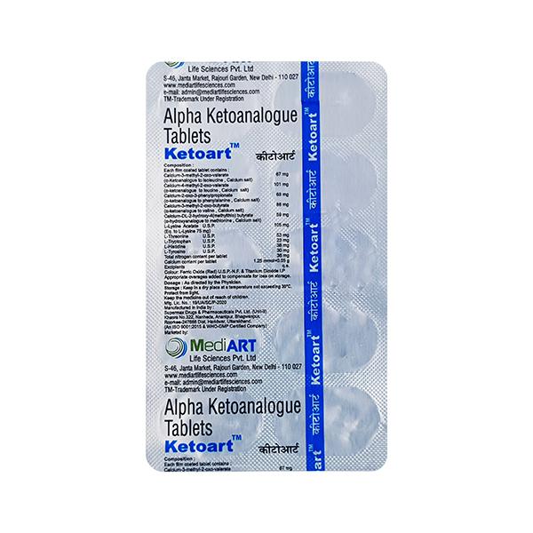 Buy Ketoart Tablet 10's Online at Upto 25% OFF | Netmeds