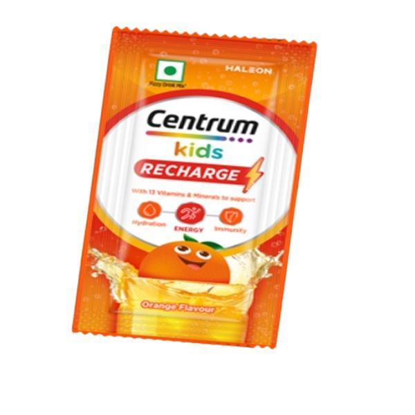 Centrum Kids Recharge Powder - Orange Flavour (Pack Of 6 x 5) 1's ...