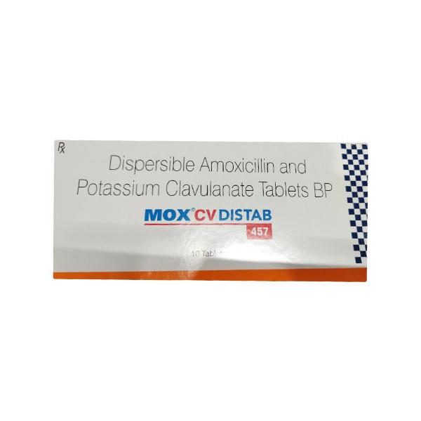 MOX CV DISTAB 457 Tablet 10's Price, Uses, Side effects, Substitutes ...