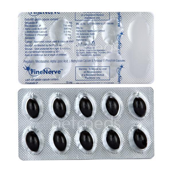 Buy Fine Nerve Capsule 10'S Online at Upto 25% OFF | Netmeds