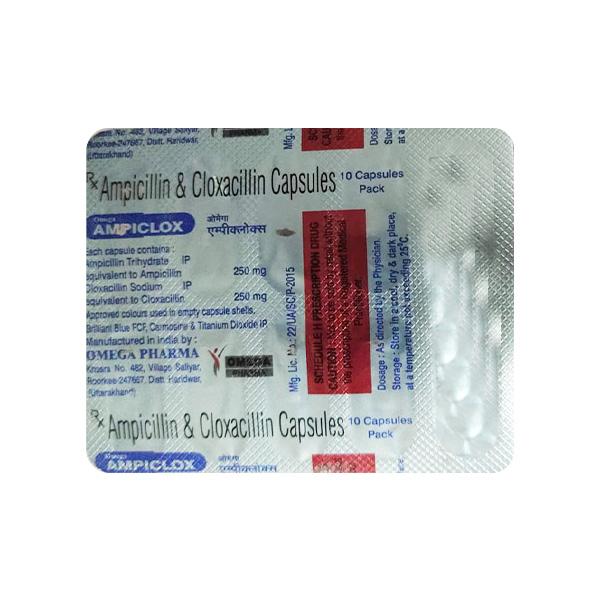 Buy AMPICLOX Capsule 10's Online at Upto 25% OFF | Netmeds