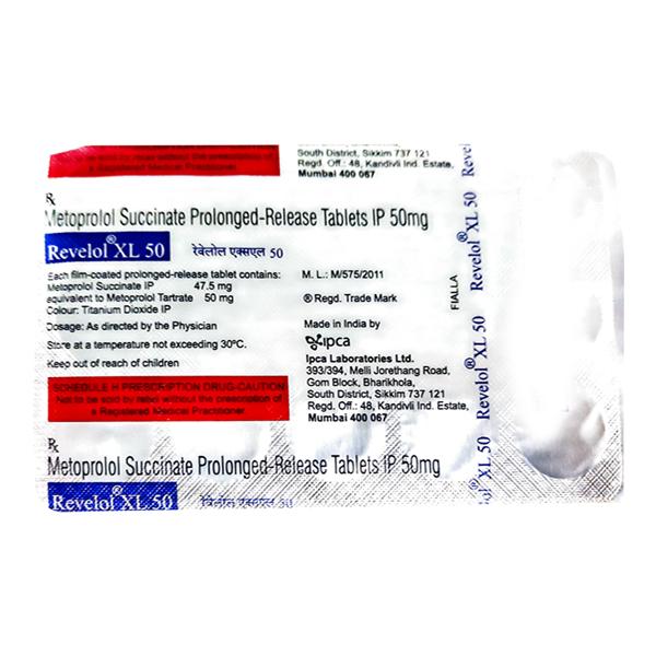 REVELOL XL 50 Tablet 15's : Price, Uses, Side Effects | Netmeds