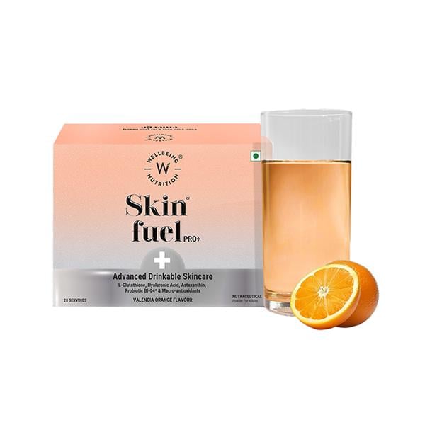 Buy Wellbeing Nutrition Skin Fuel Pro+ Glutathione, Vit C & E, Anti ...