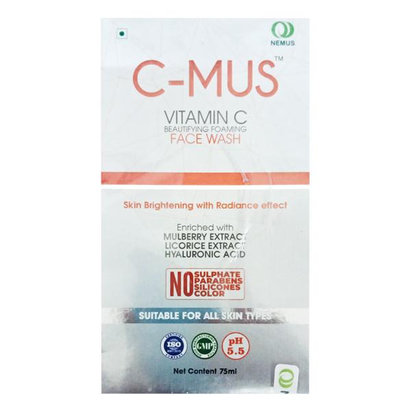 C MUS Face Wash 75ml Price, Uses, Side effects, Substitutes | Netmeds