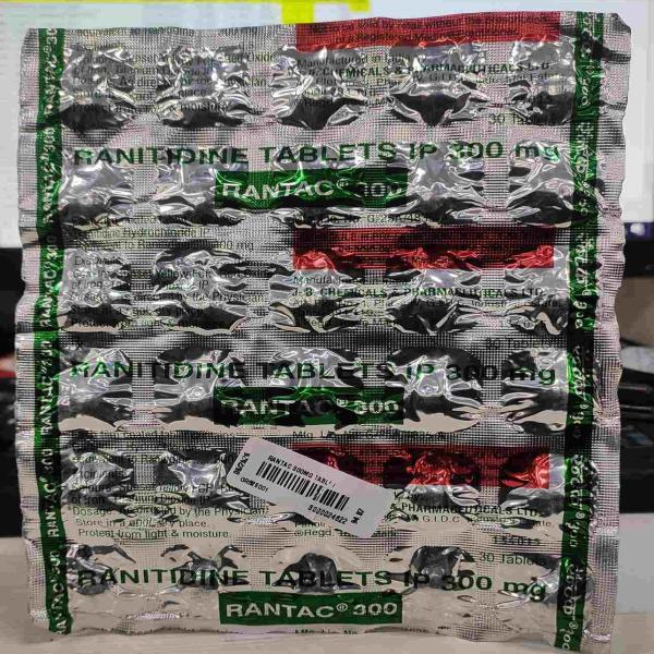 RANTAC 300mg Tablet 30's - Price, Uses, Side Effects | Netmeds