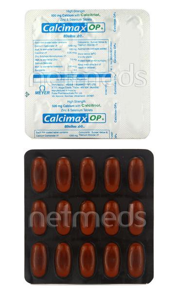 Buy Calcimax OP Plus Tablet 15'S Online at Upto 25% OFF | Netmeds
