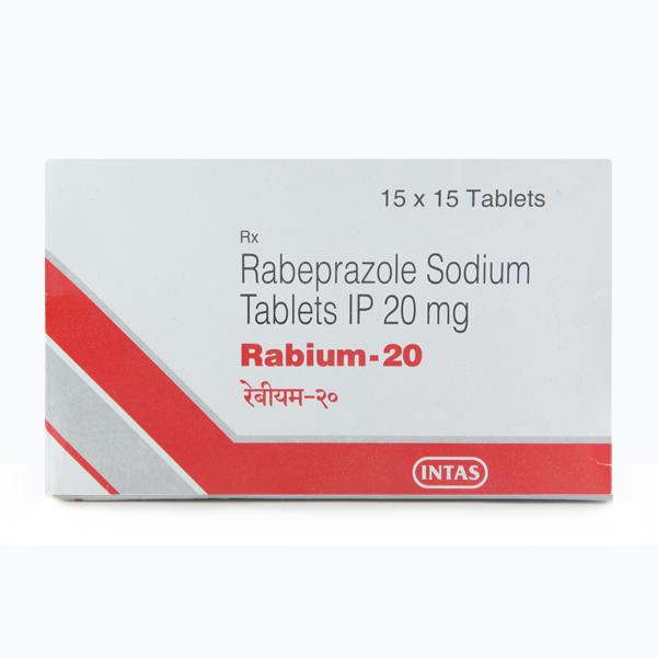 Rabium 20mg Tablet 15'S Price, Uses, Side effects, Substitutes | Netmeds