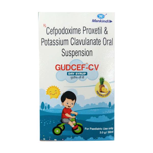 GUDCEF CV PINEAPPLE FLAVOUR Dry Syrup 30ml Price, Uses, Side effects ...