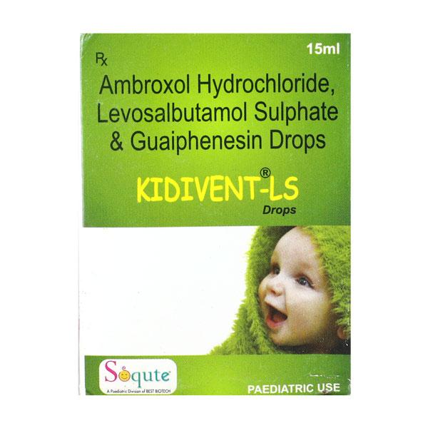 KIDIVENT LS Drops 15ml Price, Uses, Side effects, Substitutes | Netmeds