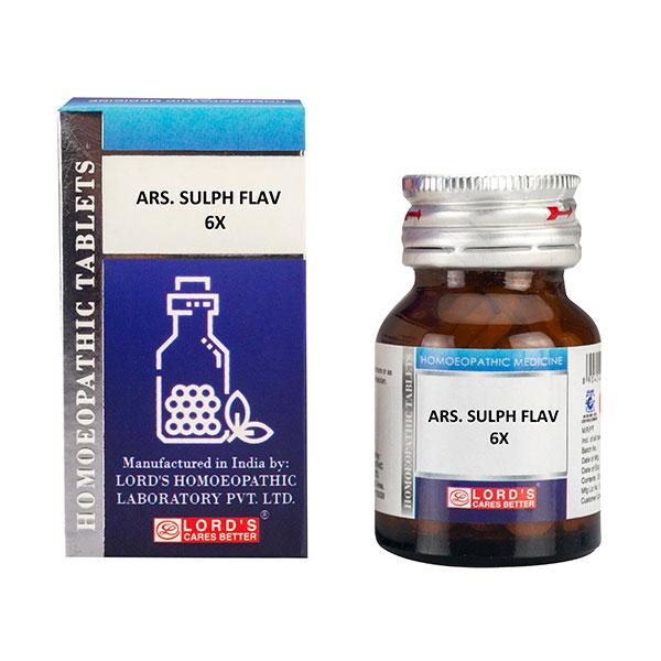 Buy Lord's Trituration Ars Sulph Flav 6X Tablet 25 gm Online at ...