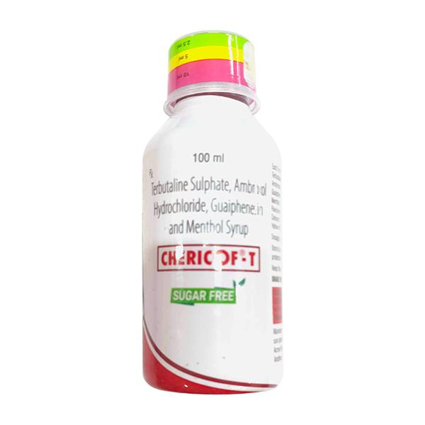 CHERICOF T SUGAR FREE Syrup 100ml Price, Uses, Side effects ...