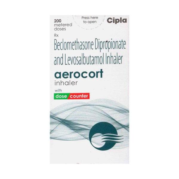 Aerocort With Dose Counter 200md Inhaler 12g Price, Uses, Side effects ...
