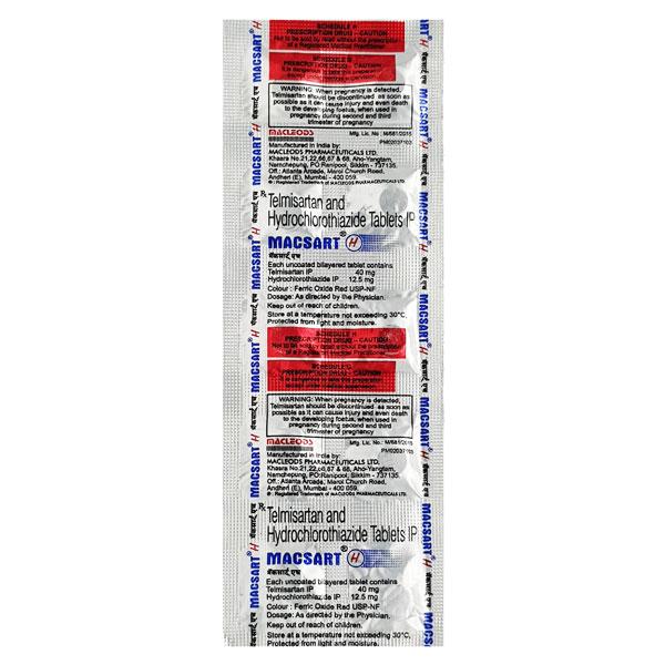 Macsart H Tablet 10'S : Price, Uses, Side Effects | Netmeds